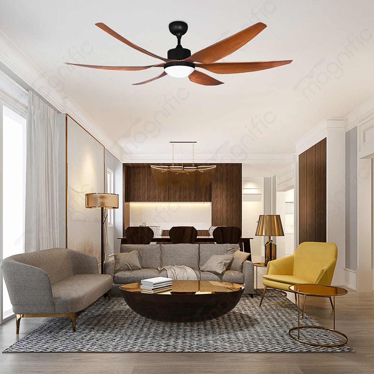 Large Ceiling Fans – Powerful & Stylish Fans | Magnific