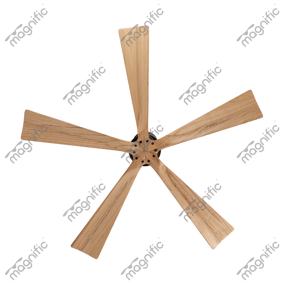 Oak- 52" Stylish Wooden Ceiling Fan with Remote Control