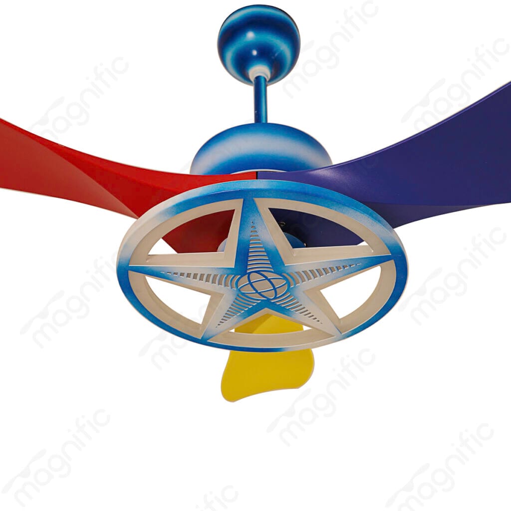Galaxy - 42" Kids Colorful Ceiling Fan with LED Light